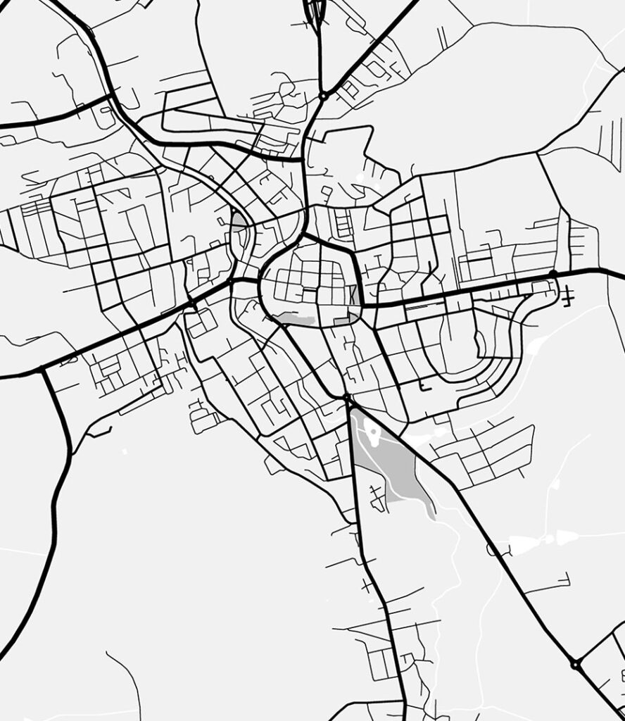 Klatovy – obraz v minimalistickém stylu | LAFORMA