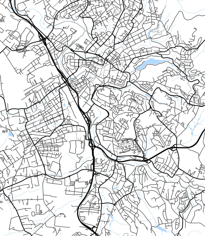 Liberec – obraz v minimalistickém stylu | LAFORMA