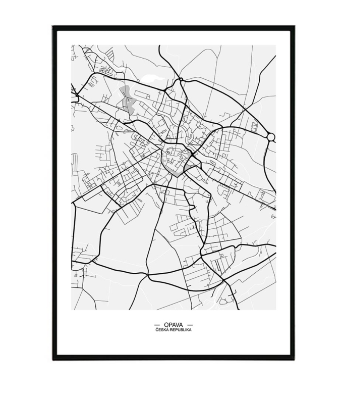 Opava – obraz v minimalistickém stylu | LAFORMA