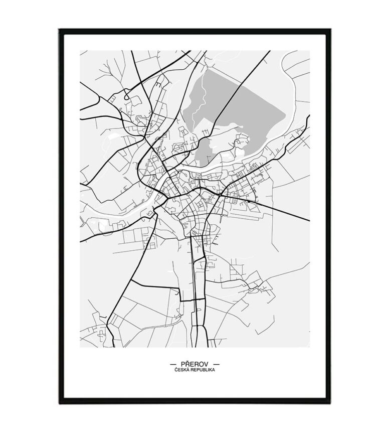 Přerov – obraz v minimalistickém stylu | LAFORMA
