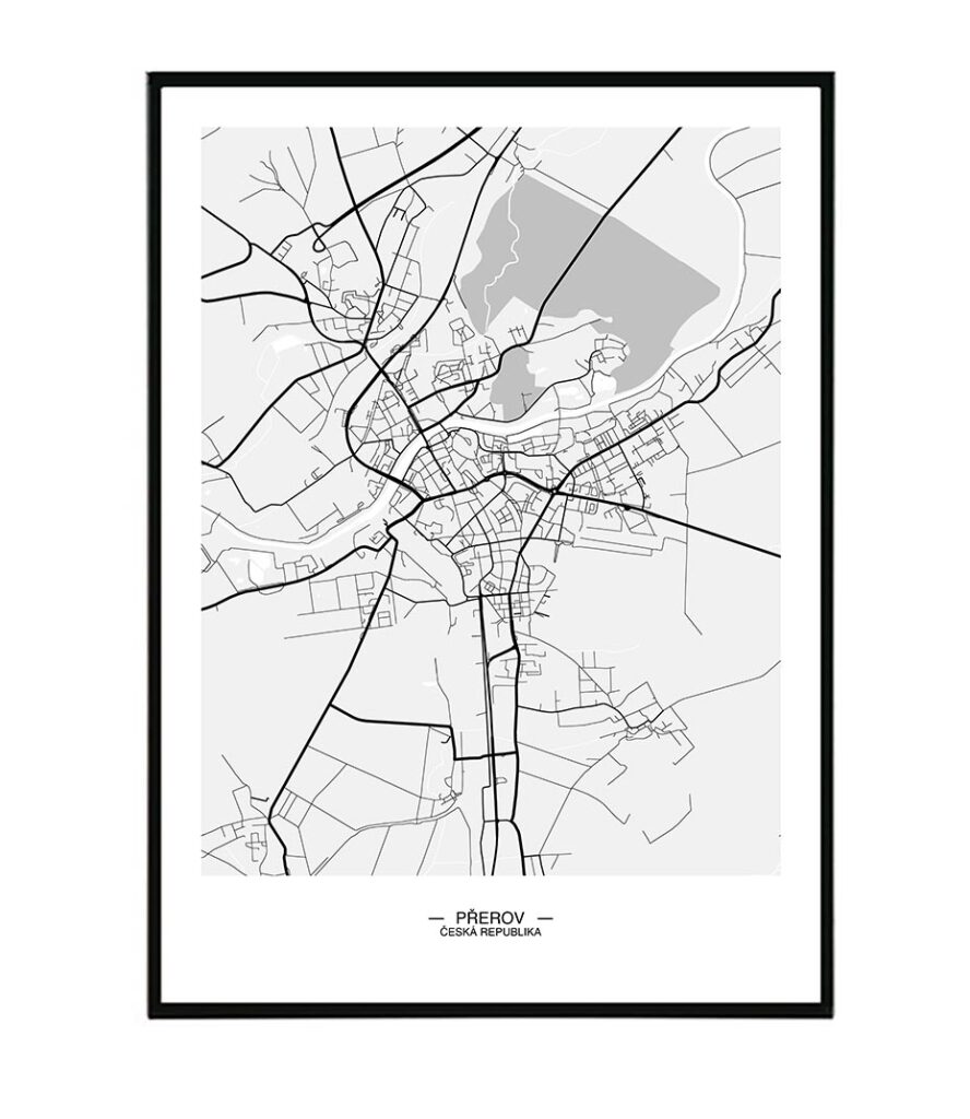 Přerov – obraz v minimalistickém stylu | LAFORMA