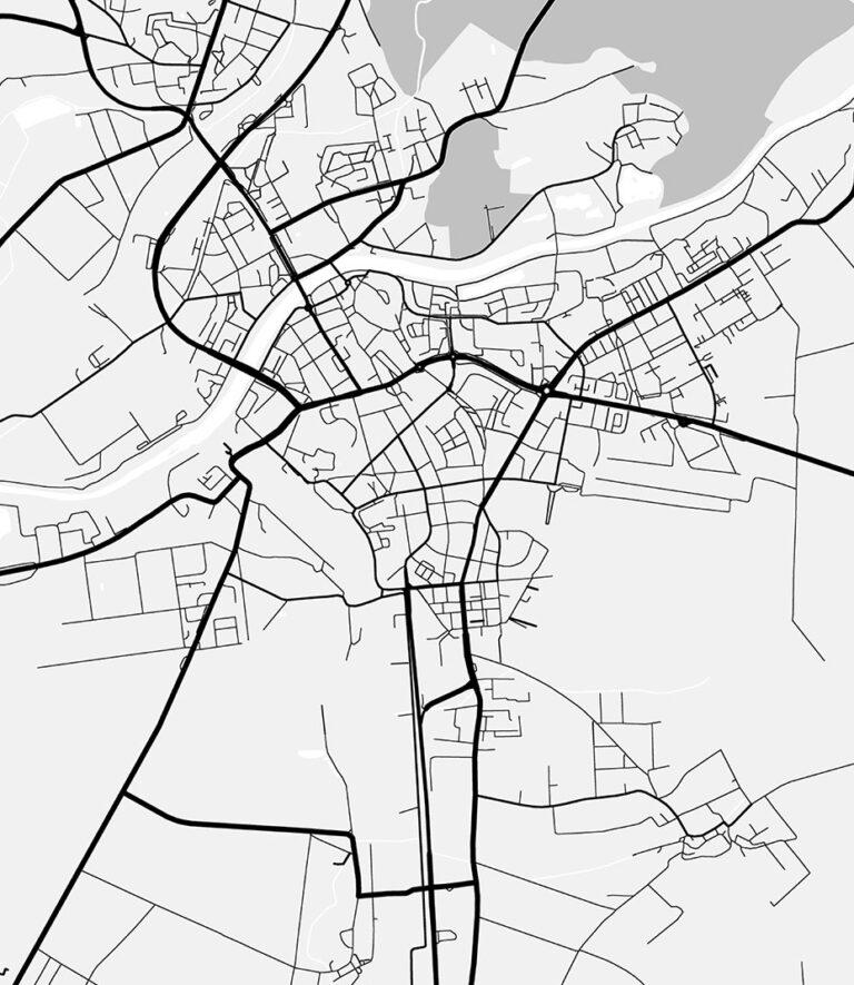 Přerov – obraz v minimalistickém stylu | LAFORMA